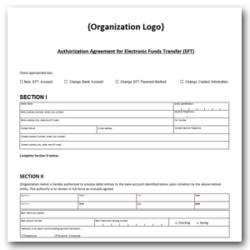 Electronic Funds Transfer (EFT) Form | United Physician Services